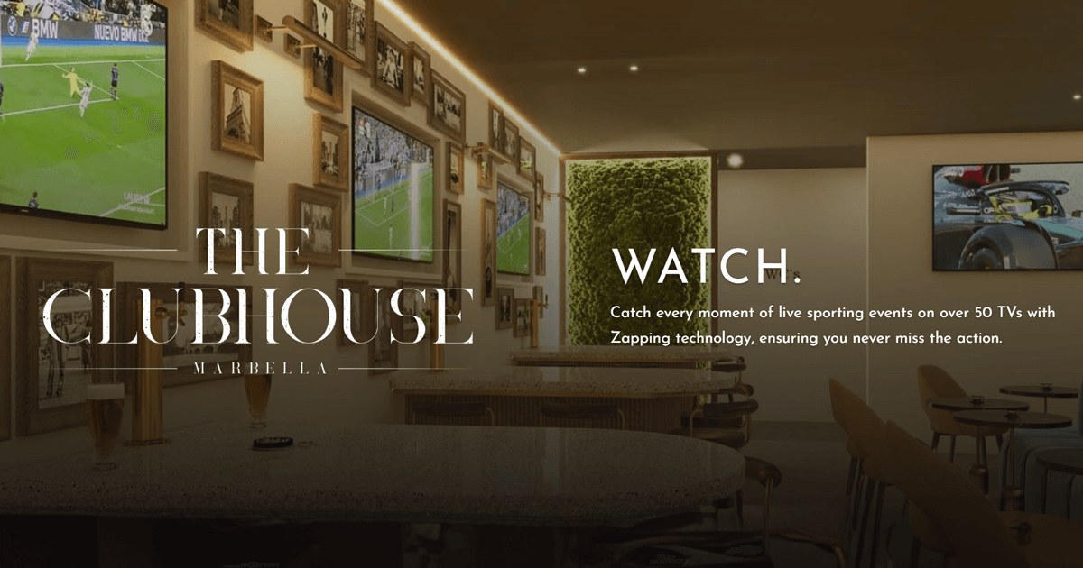 The Clubhouse Marbella - Sports & Entertainment In Puerto Banus